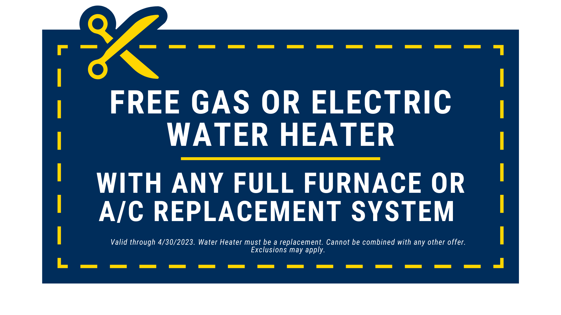 T.Webber Plumbing, Heating, and Air Special Offers!
